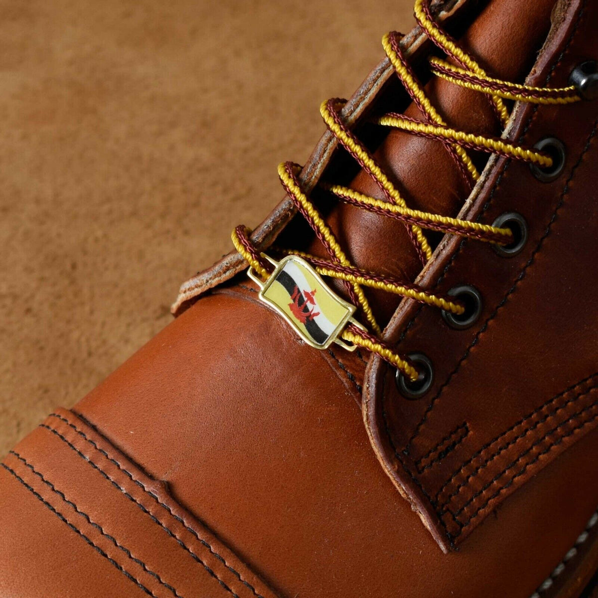 USA Flags Shoes Boot Lace Keeper Holder American Red Wing Thorogood ...