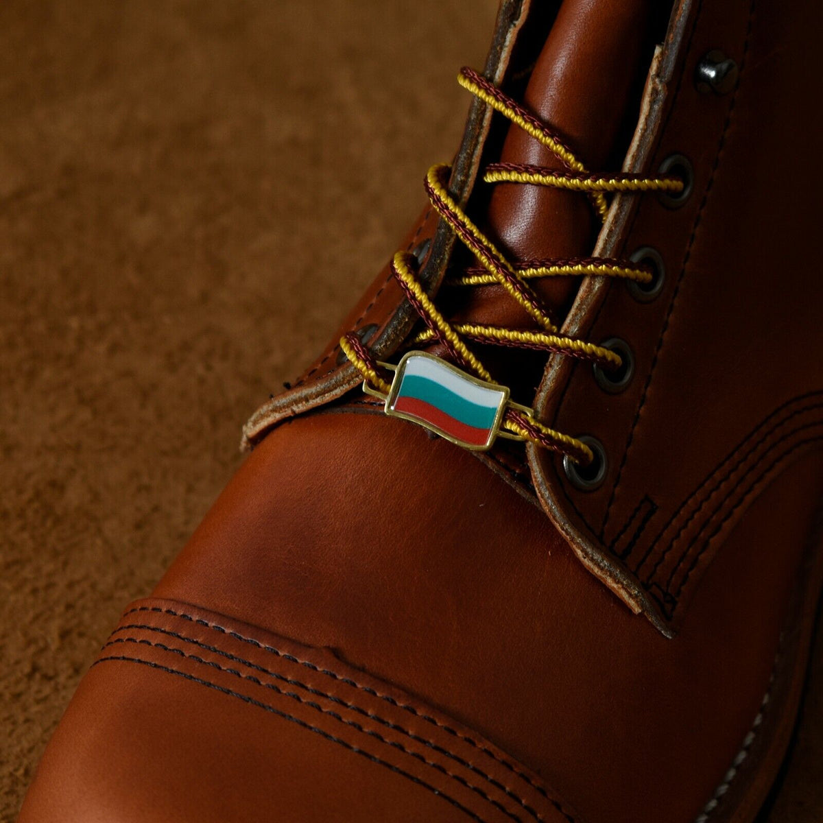 USA Flags Shoes Boot Lace Keeper Holder American Red Wing Thorogood ...