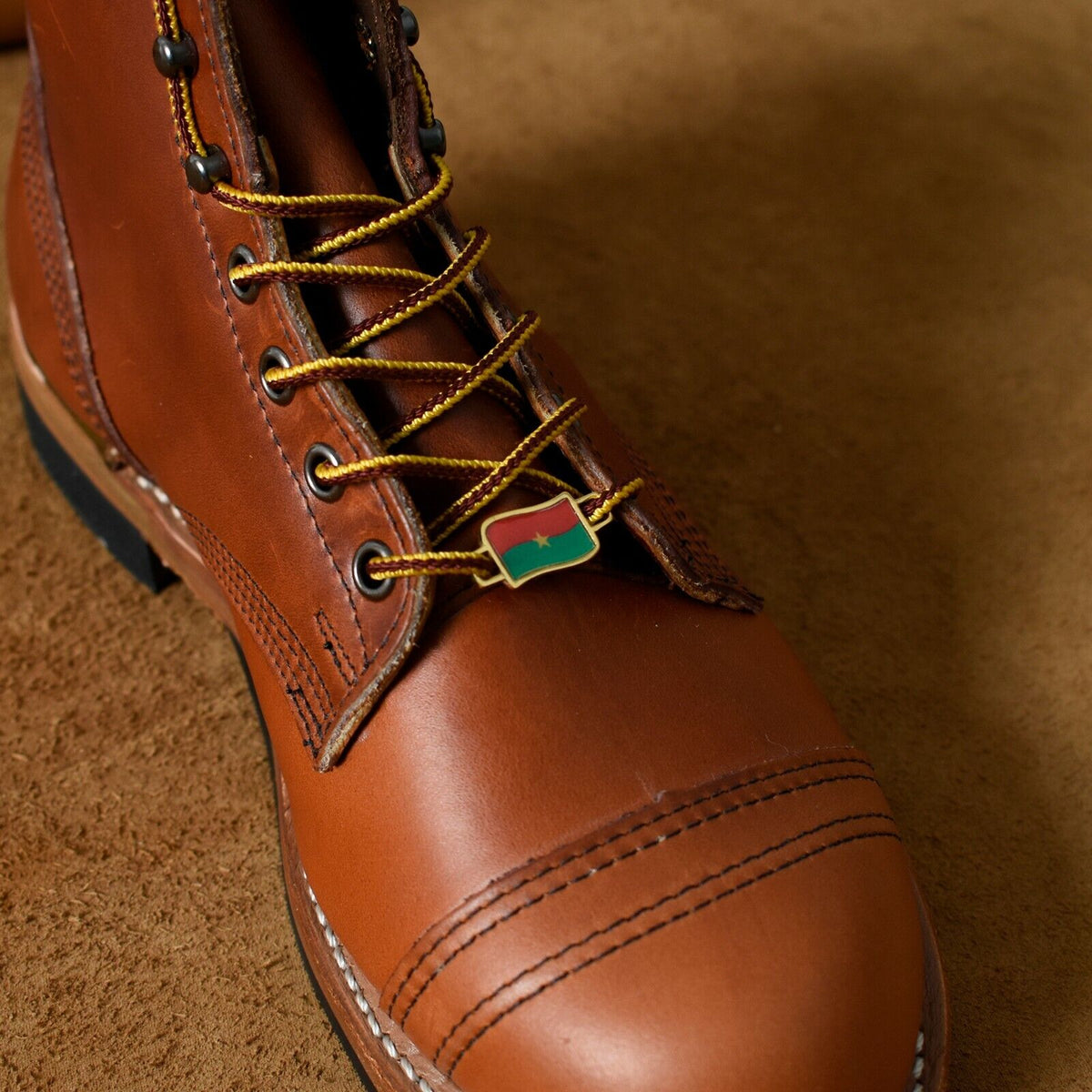 USA Flags Shoes Boot Lace Keeper Holder American Red Wing Thorogood ...