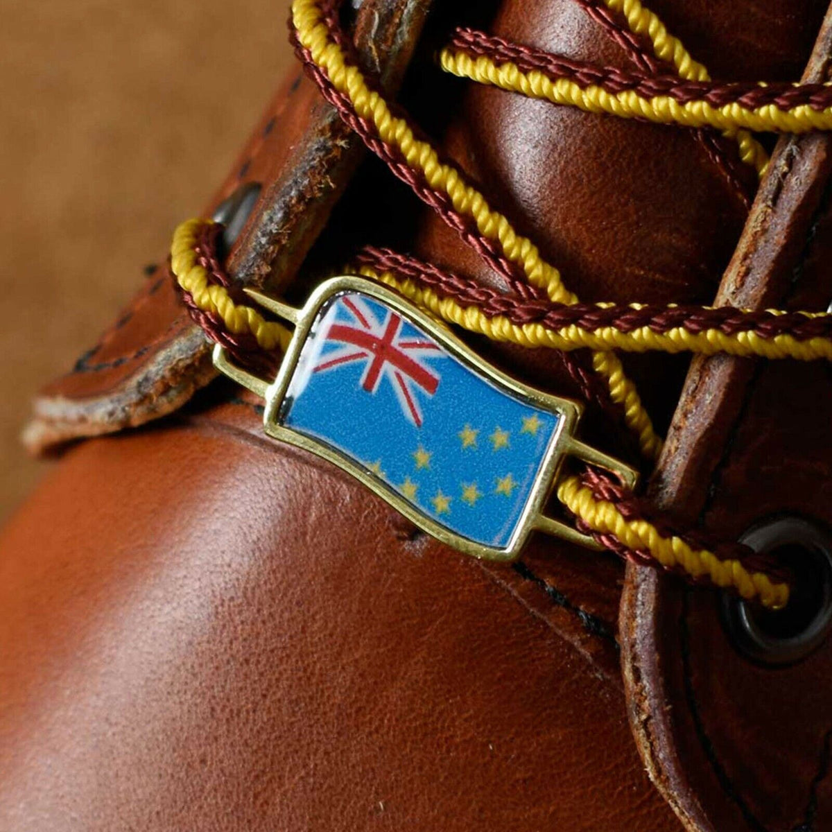 USA Flags Shoes Boot Lace Keeper Holder American Red Wing Thorogood ...