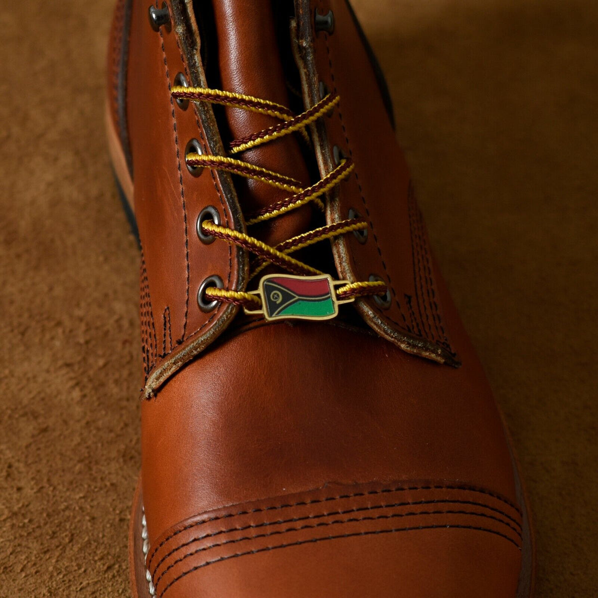 USA Flags Shoes Boot Lace Keeper Holder American Red Wing Thorogood ...