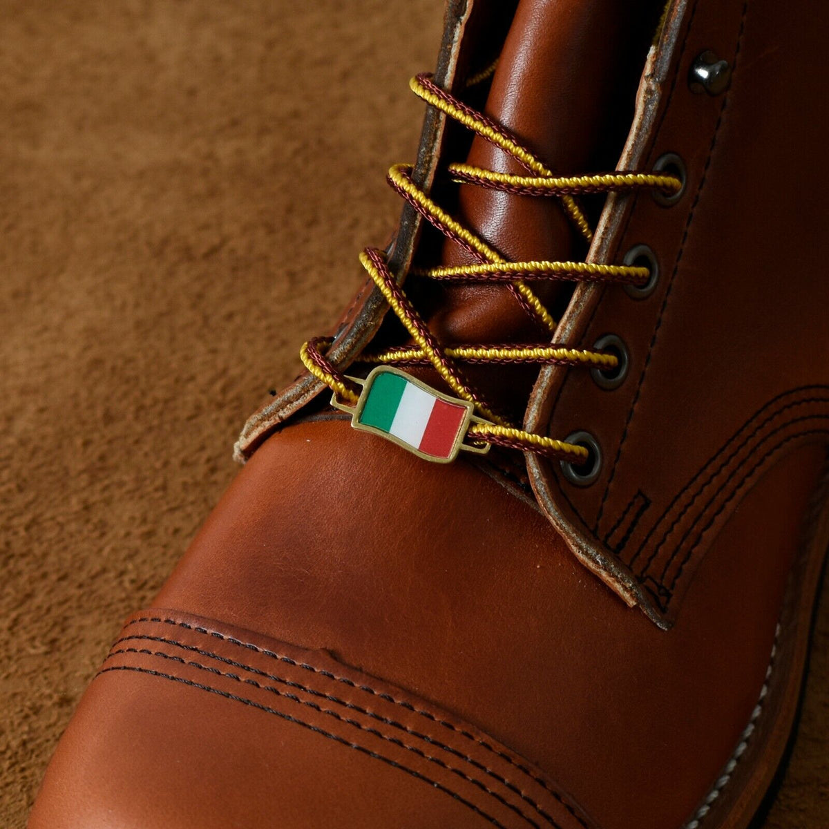 USA Flags Shoes Boot Lace Keeper Holder American Red Wing Thorogood ...