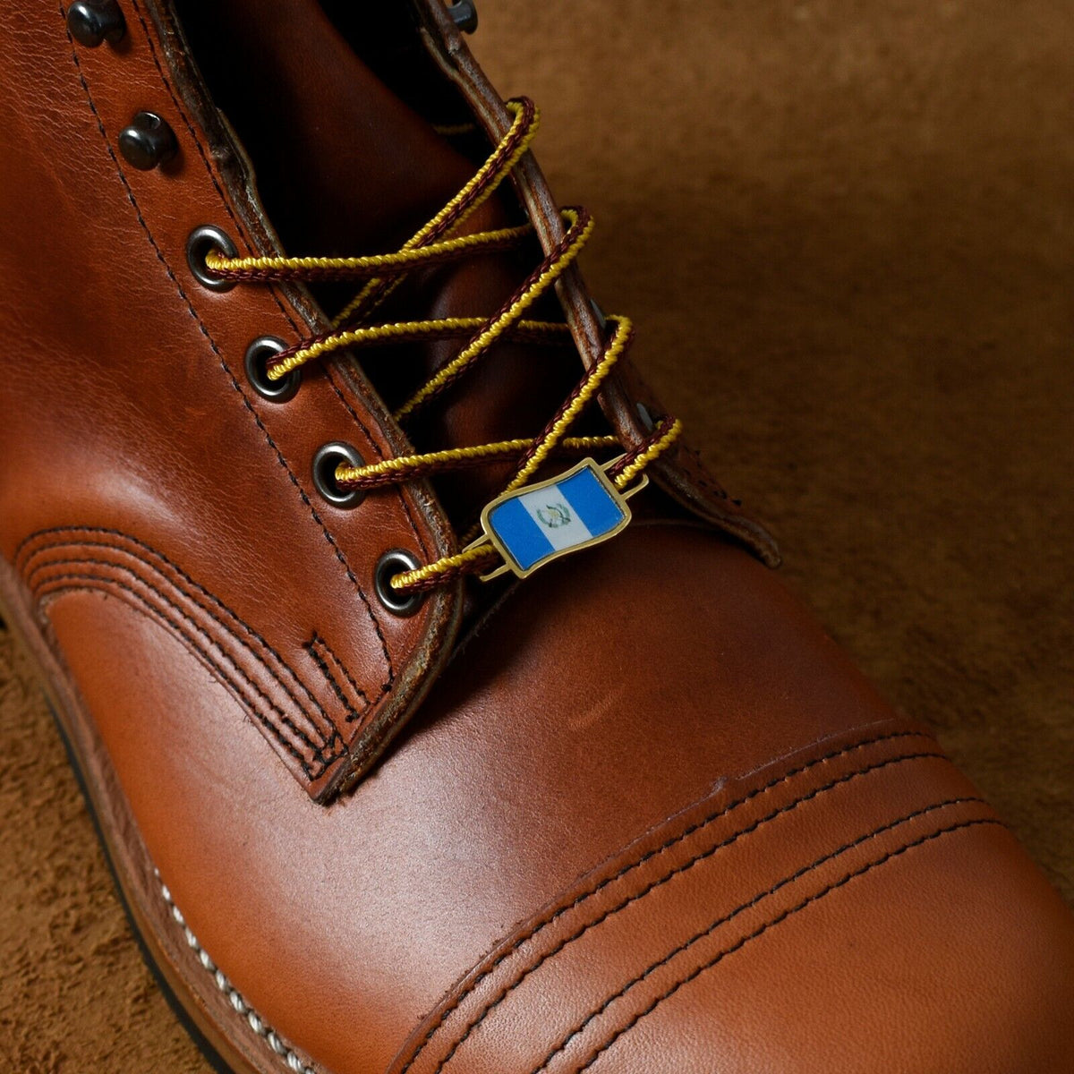 USA Flags Shoes Boot Lace Keeper Holder American Red Wing Thorogood ...