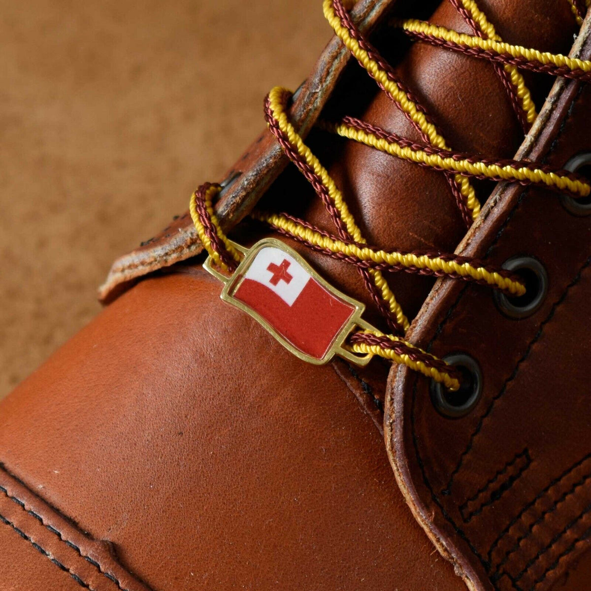 USA Flags Shoes Boot Lace Keeper Holder American Red Wing Thorogood ...