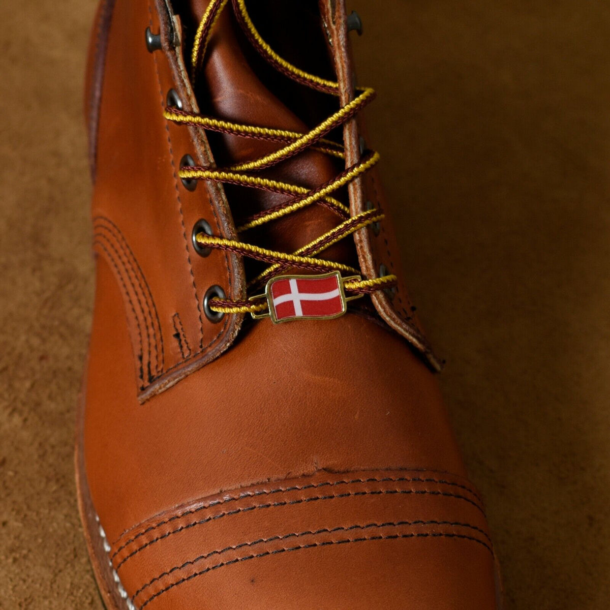 USA Flags Shoes Boot Lace Keeper Holder American Red Wing Thorogood ...