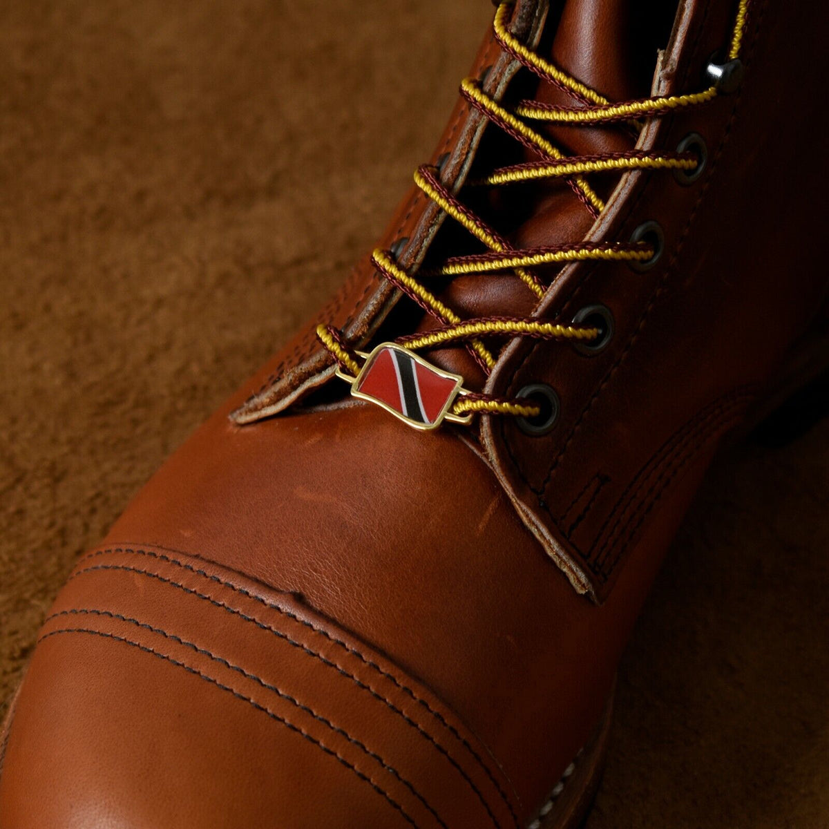 USA Flags Shoes Boot Lace Keeper Holder American Red Wing Thorogood ...