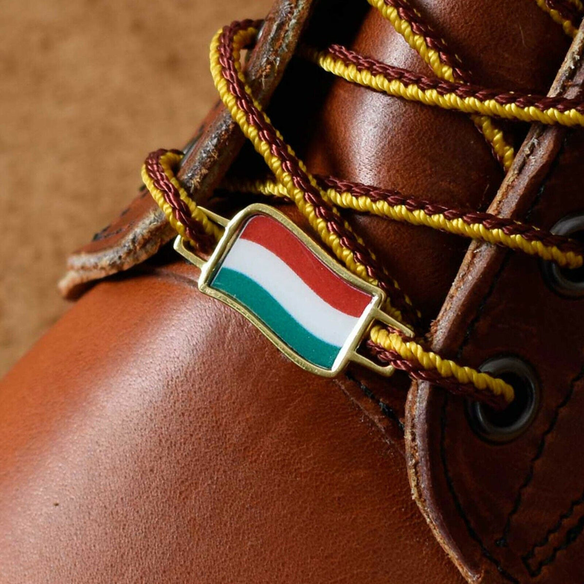 USA Flags Shoes Boot Lace Keeper Holder American Red Wing Thorogood ...